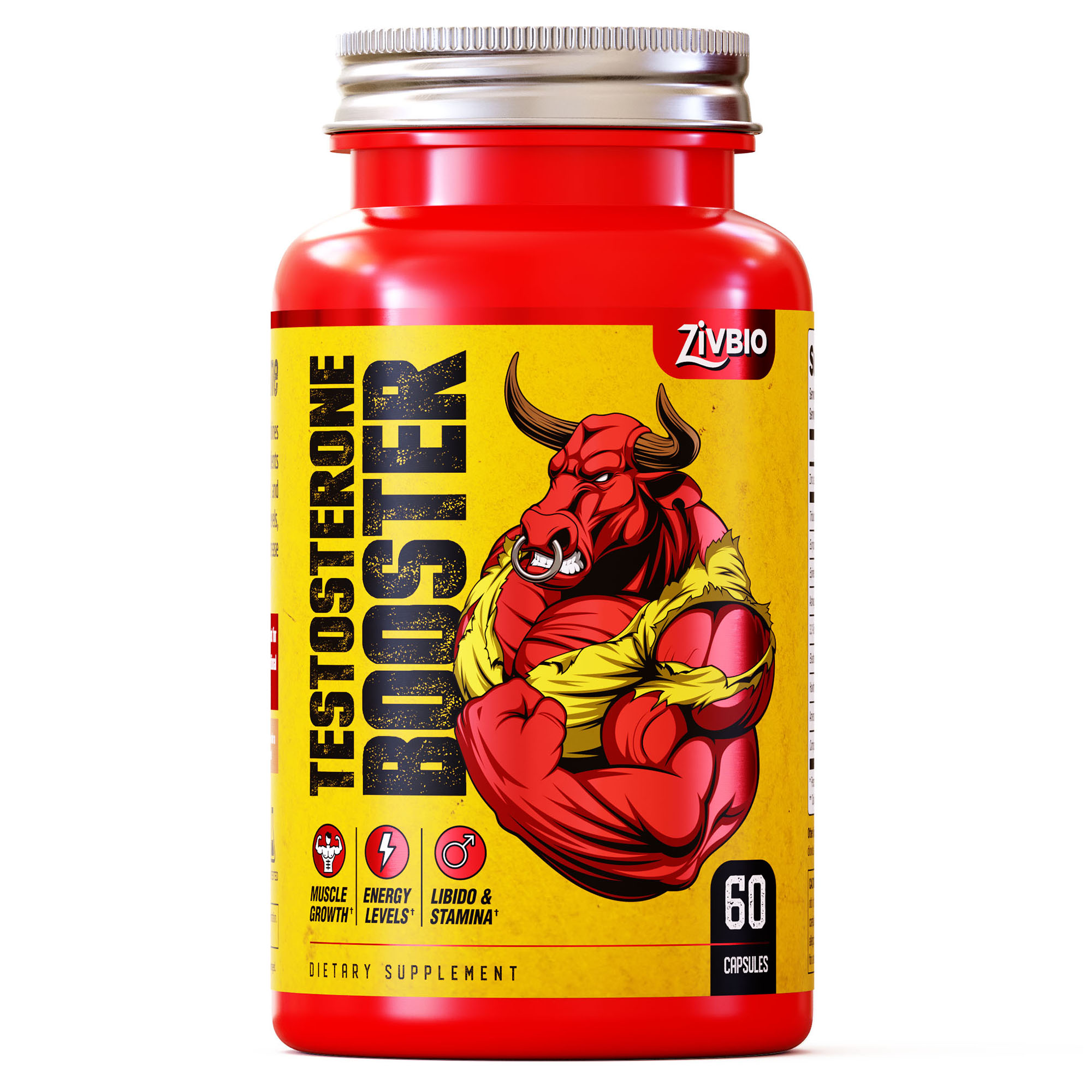 Zivbio - Testosterone Booster Supplement for Men