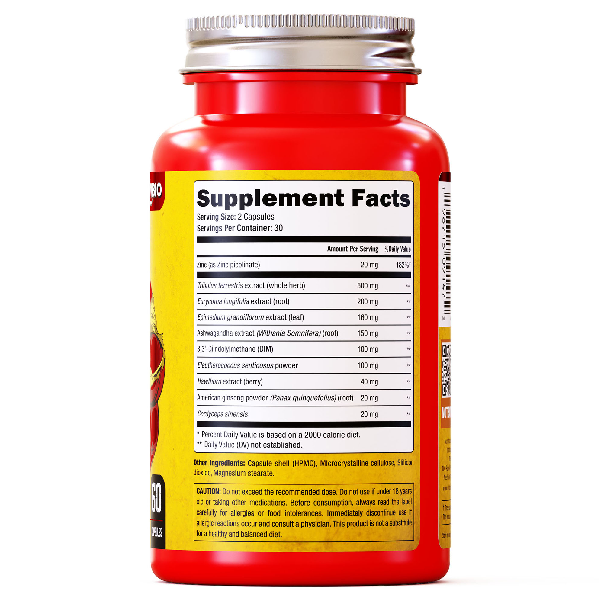 Zivbio - Testosterone Booster Supplement for Men